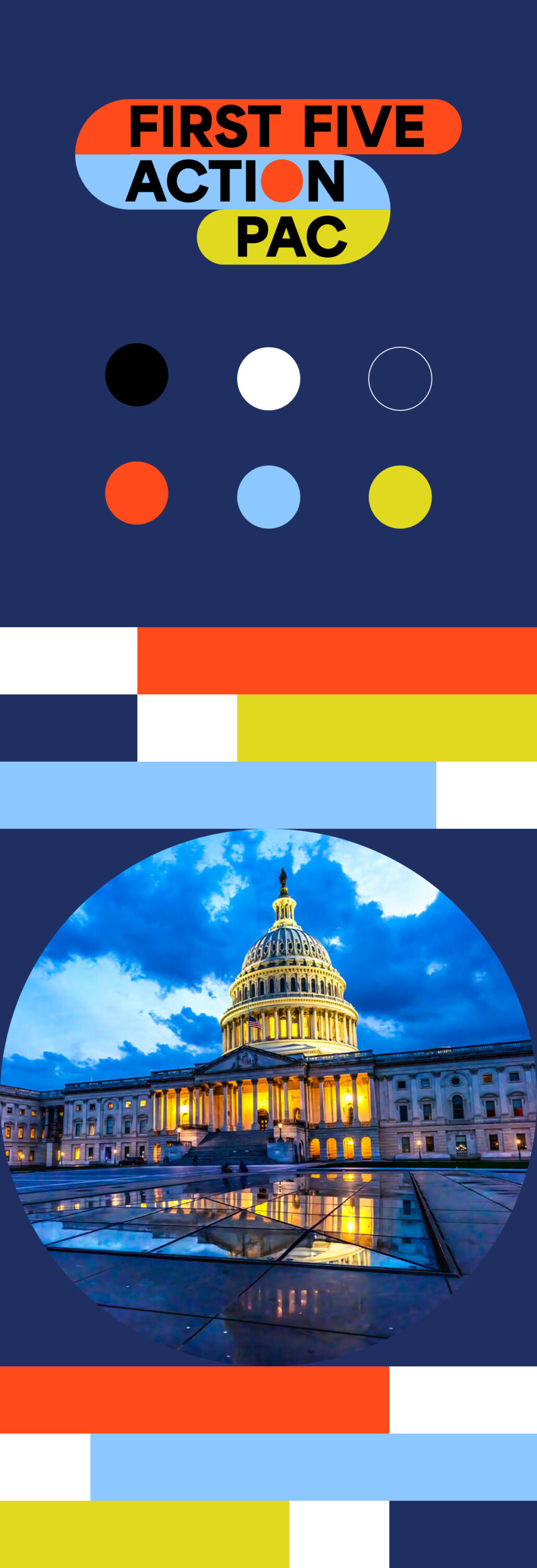 First Five Action PAC Logo - openbox9: strategy, branding, and design